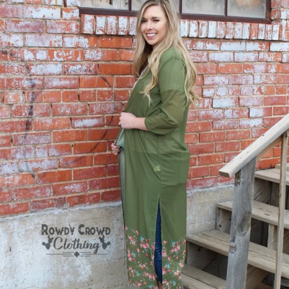 Rowdy Crowd Clothing | Sweaters | Botanical Gardens Duster | Poshmark